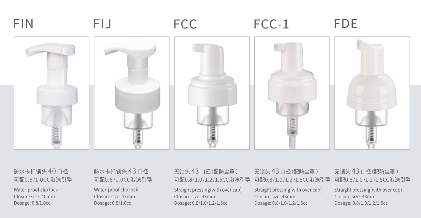 Facial cleansing foam pump - NEAT packaging-Global foaming dispenser ...